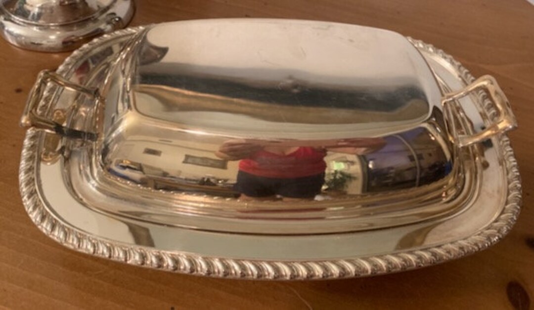 Academy Silver on Copper Tray With Lid - Etsy