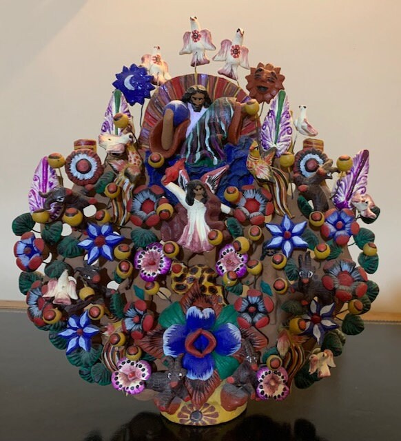 Tree of Life Mexican Folk Art Candelabra Holder About 15" - Etsy