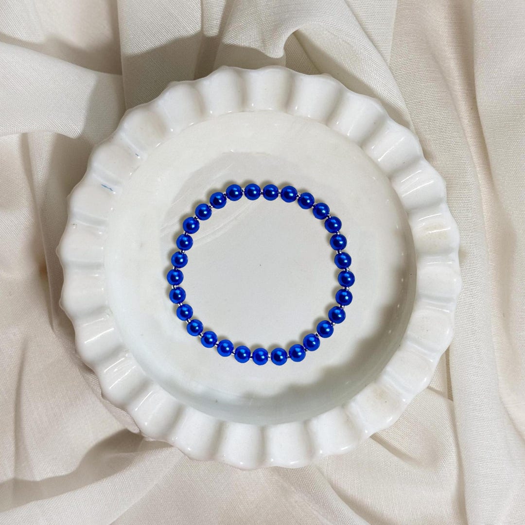 Blue Pearl Bracelets Kamala Harris Bracelet Vote Democrat - Etsy