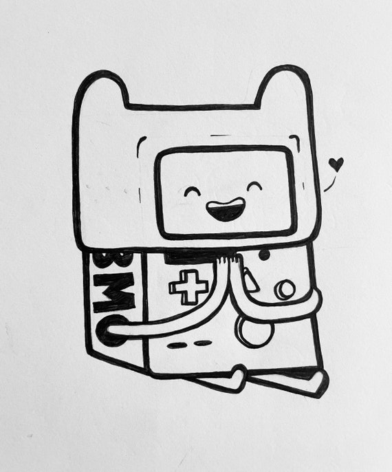 BMO Tattoo Design - Etsy