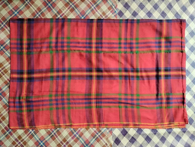 Sinondingan Filipino Handwoven Inaul Malong Red Patadyong Authentic ...