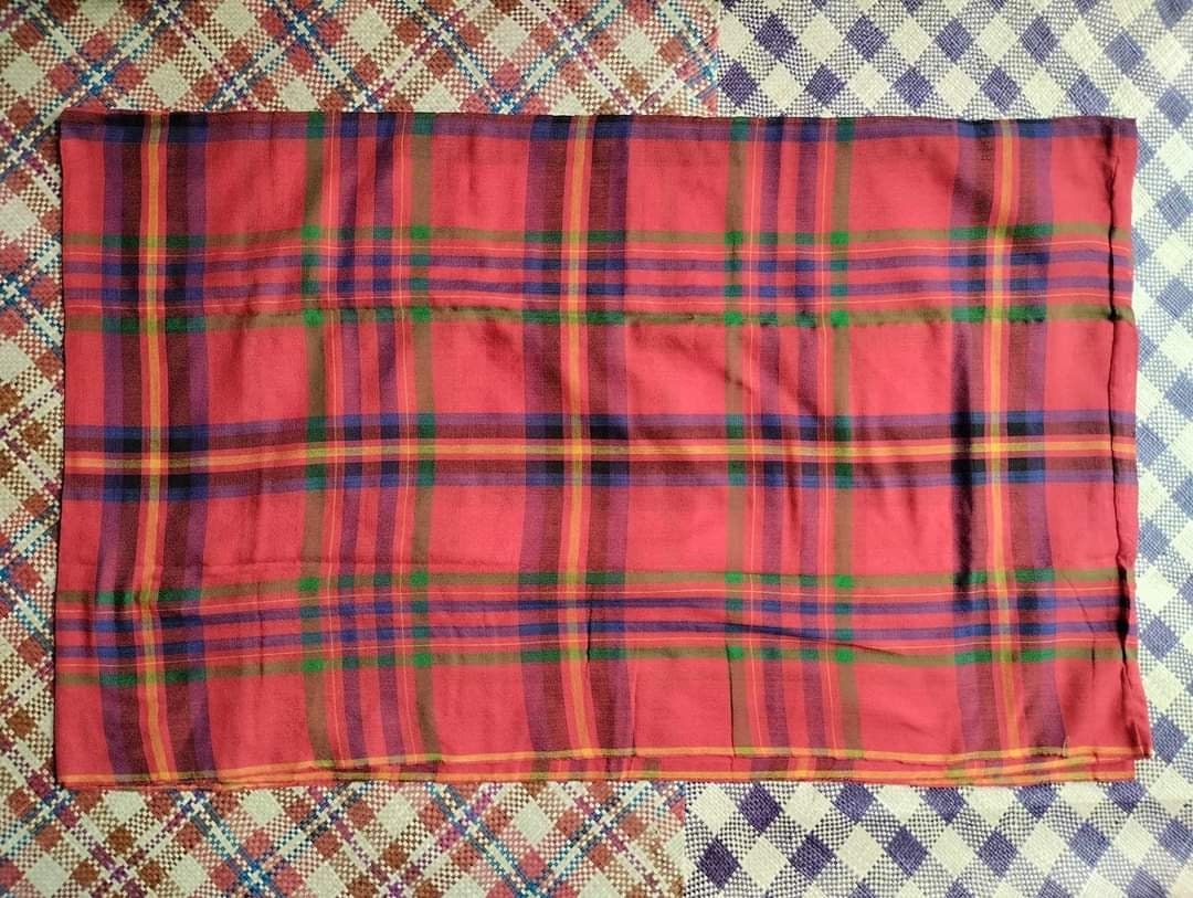 Sinondingan Filipino Handwoven Inaul Malong Red Patadyong Authentic ...