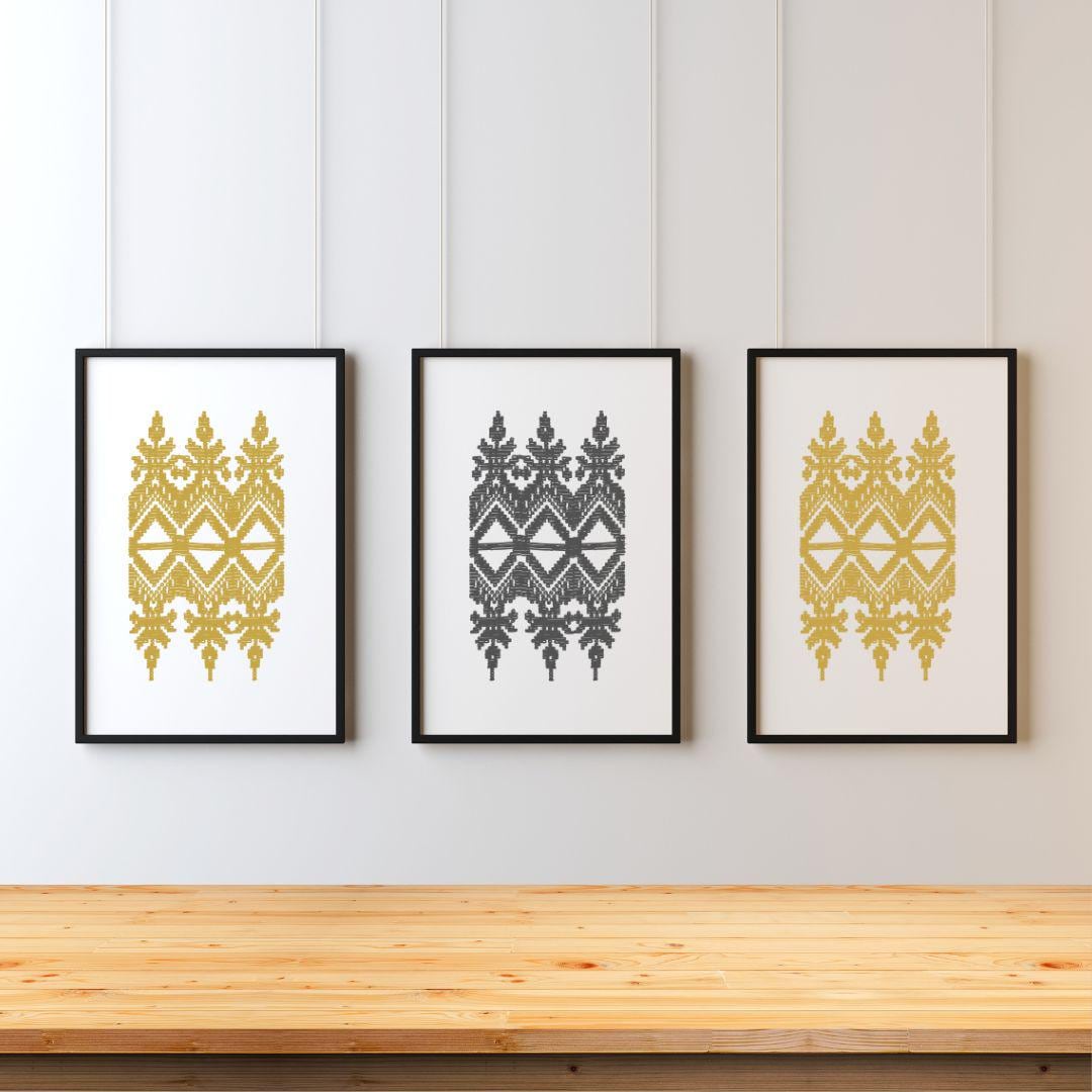 Sultan Weave Inaul Pattern | Maguindanaon Fabric Design (PNG, SVG, PDF ...