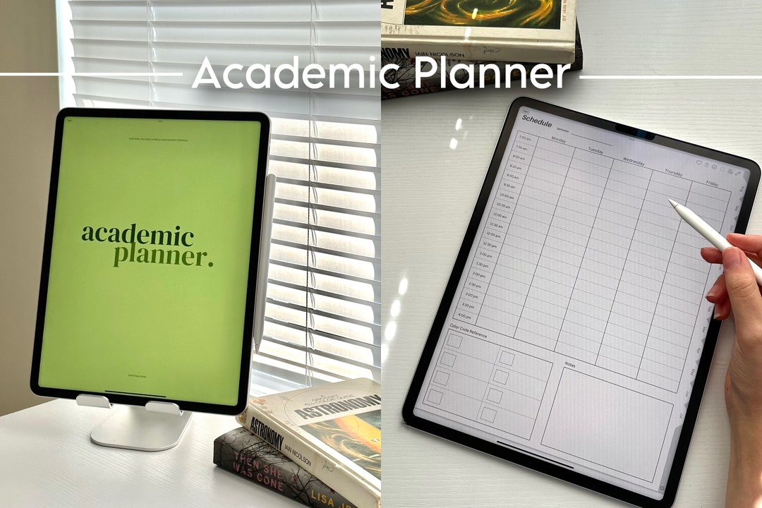 Undated Academic Digital Planner – Student & School Organizer ...