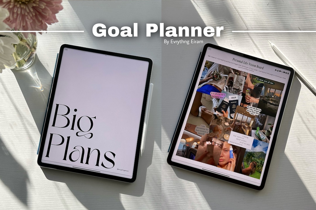2023 Goal Planner: Digital iPad Planner for Goodnotes & Notability - Etsy