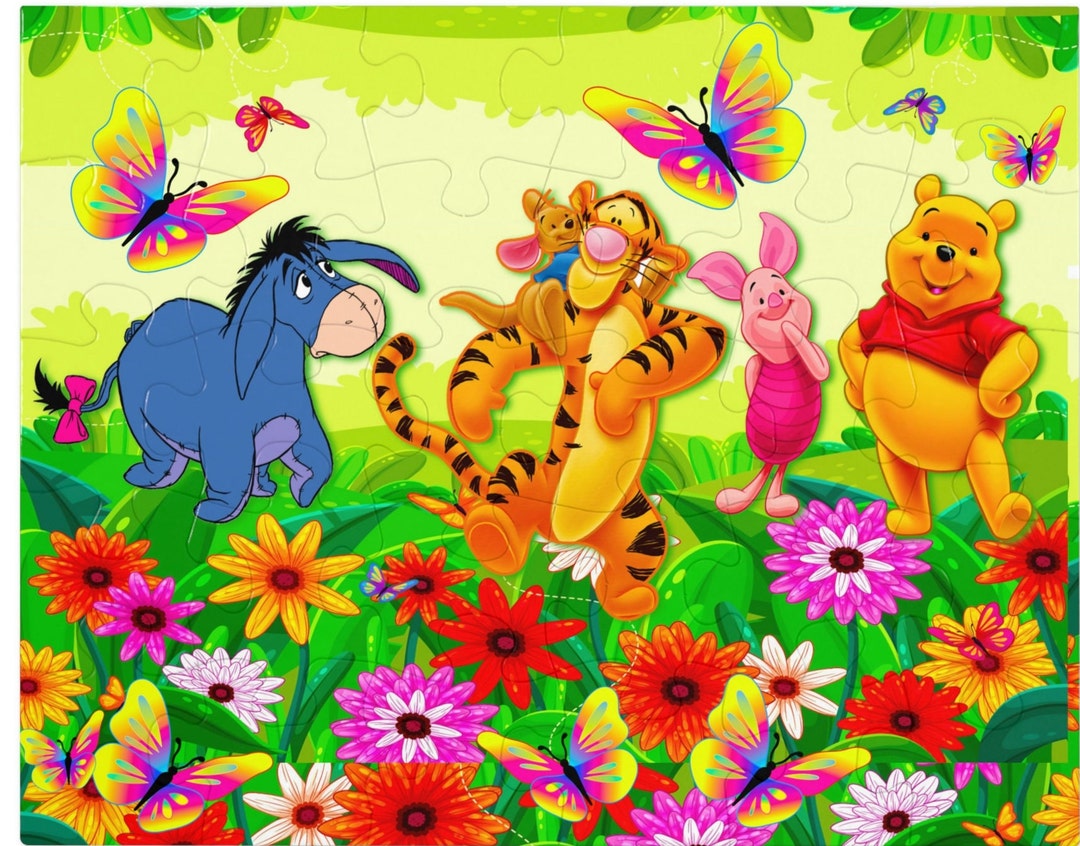 Winnie the Pooh and Friends Jigsaw Puzzle (30, 110, 252, 500,1000-piece ...