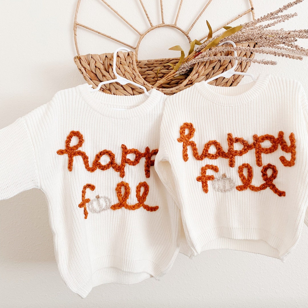 Embroidered Baby and Toddler Sweater Embroidered Sweater for Baby Name ...