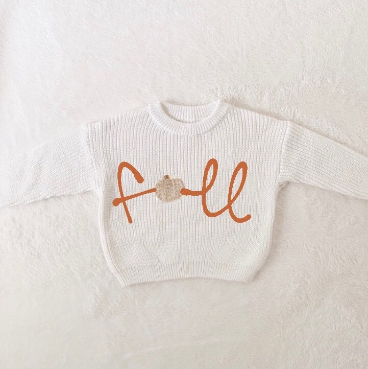 Embroidered Baby and Toddler Sweater Embroidered Sweater for Baby Name ...