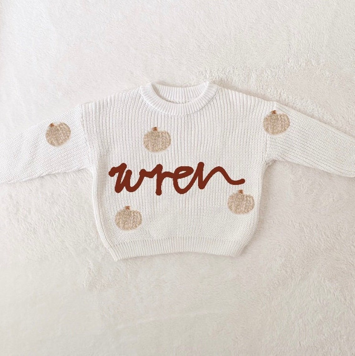 Embroidered Baby and Toddler Sweater Embroidered Sweater for Baby Name ...