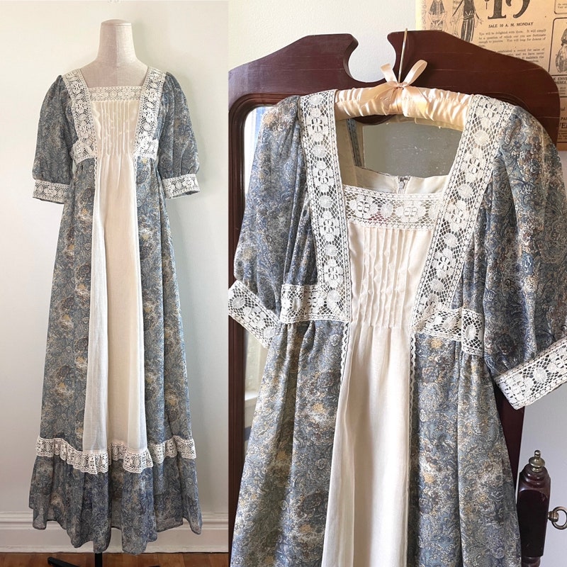 Victorian Prairie Dress - Etsy