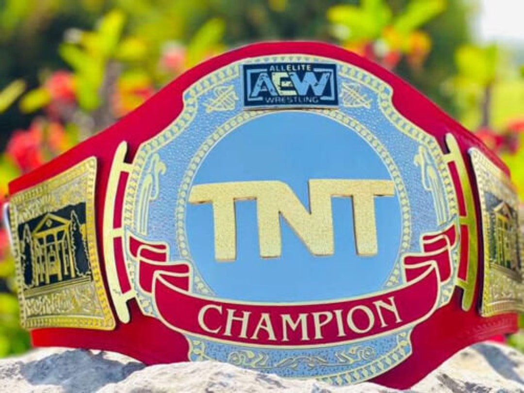 New AEW TNT Red Championship Replica Title Belt Adult Size 2mm - Etsy ...