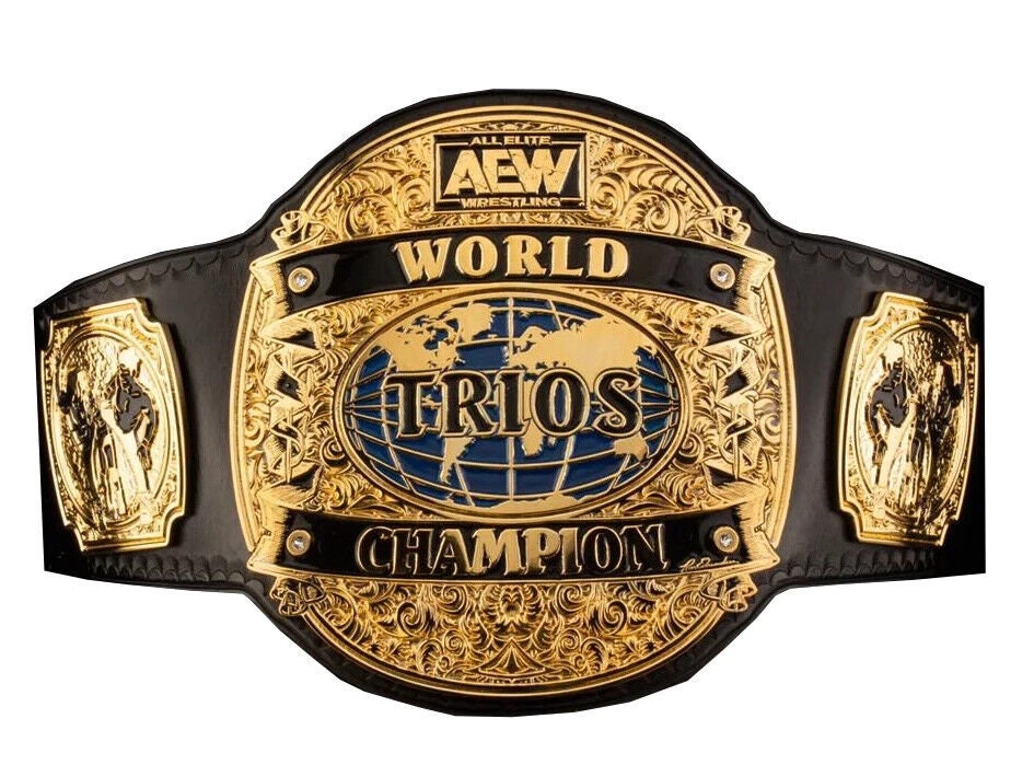 New AEW Trios World Wrestling Championship Replica Belt Adult - Etsy