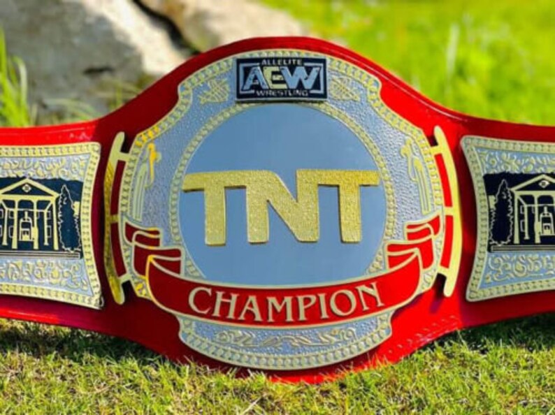 New AEW TNT Red Championship Replica Title Belt Adult Size 2mm - Etsy ...