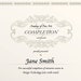 Certificate of Completion, Portrait, Minimalistic - Font Included - Etsy