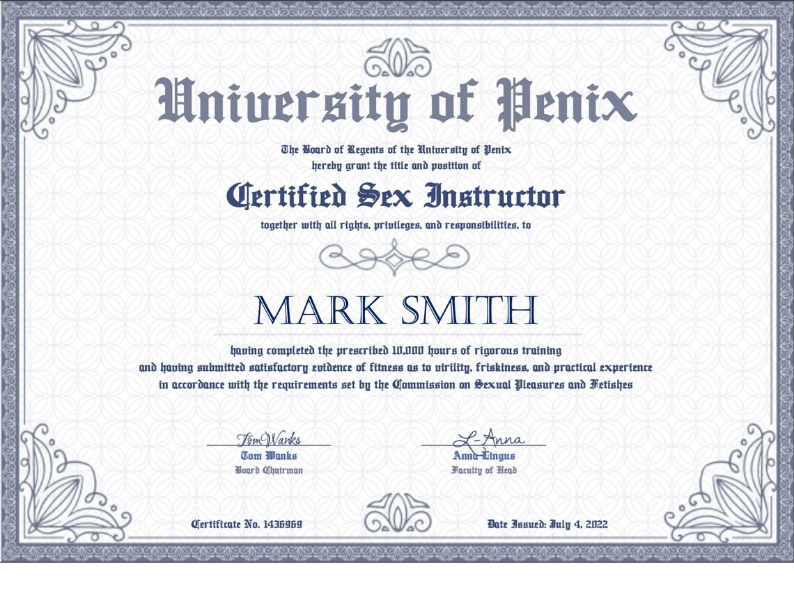 Funny Certificate, Joke, Prank - Etsy