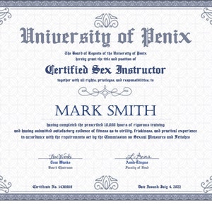 Funny Certificate, Joke, Prank - Etsy