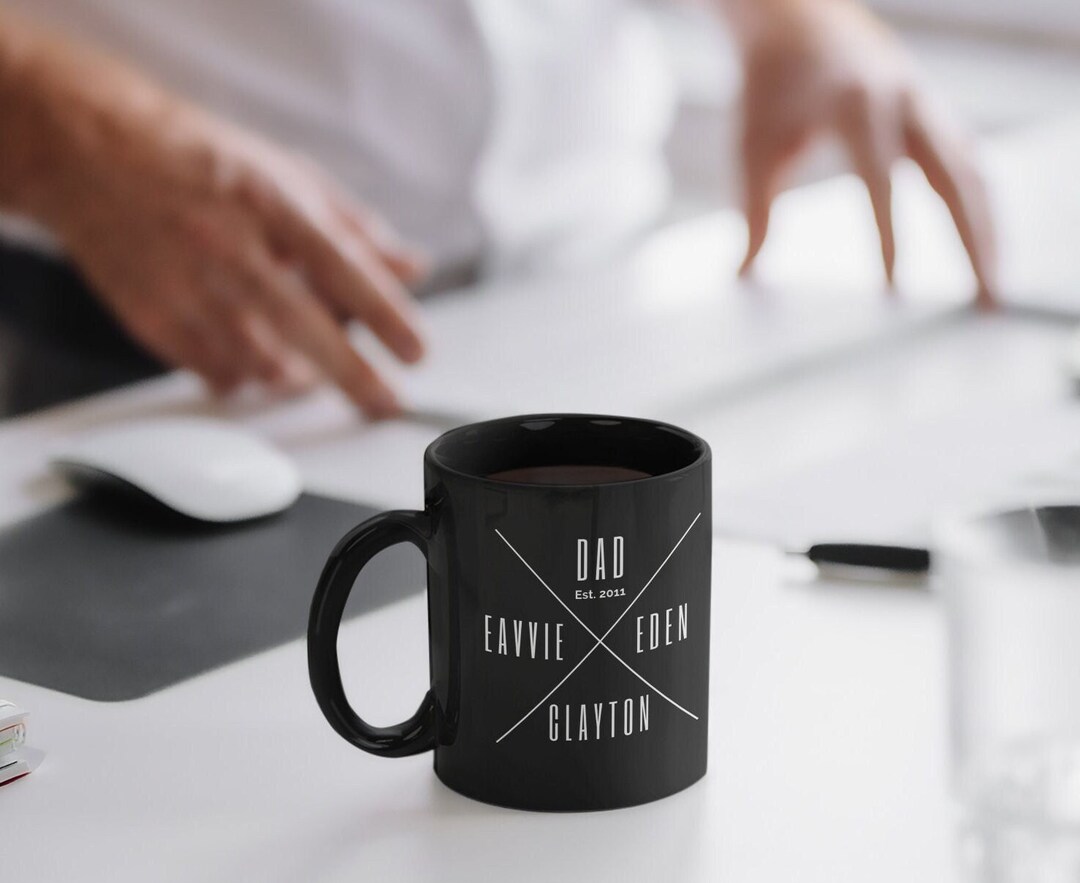 Custom Mug for Dad, Happy Father's Day Mug, Dad Mug Personalized With ...