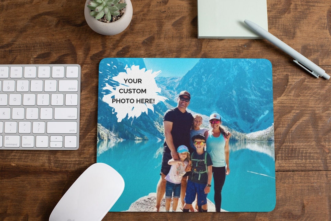 Personalized Photo Mousepad, Custom Photo Mouse Pad, Message Your ...