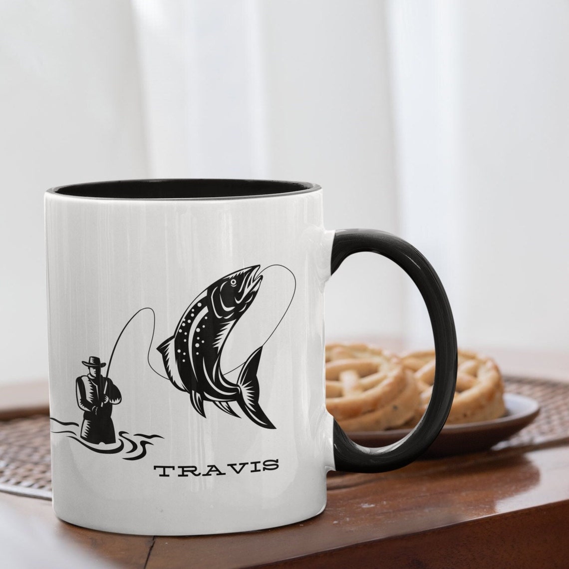 PERSONALIZED Fly Fishing Mug Fish Mug Custom Fishing Mug - Etsy