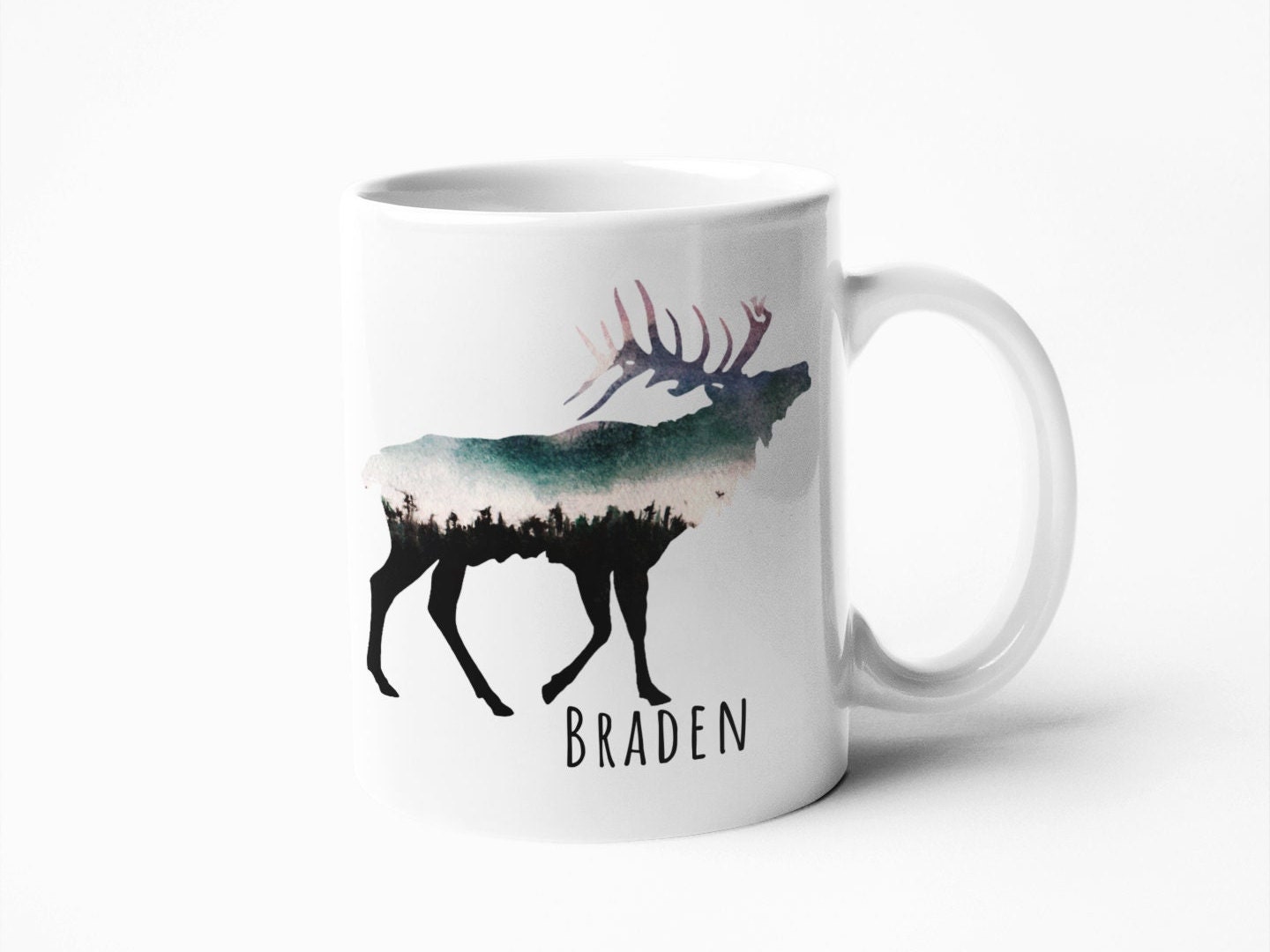 PERSONALIZED Elk Coffee Cup Elk Mug Elk Hunting Hunting - Etsy