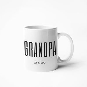 Custom Mug for New Grandpa, First Time Grandpa Gift, Papa Cup ...
