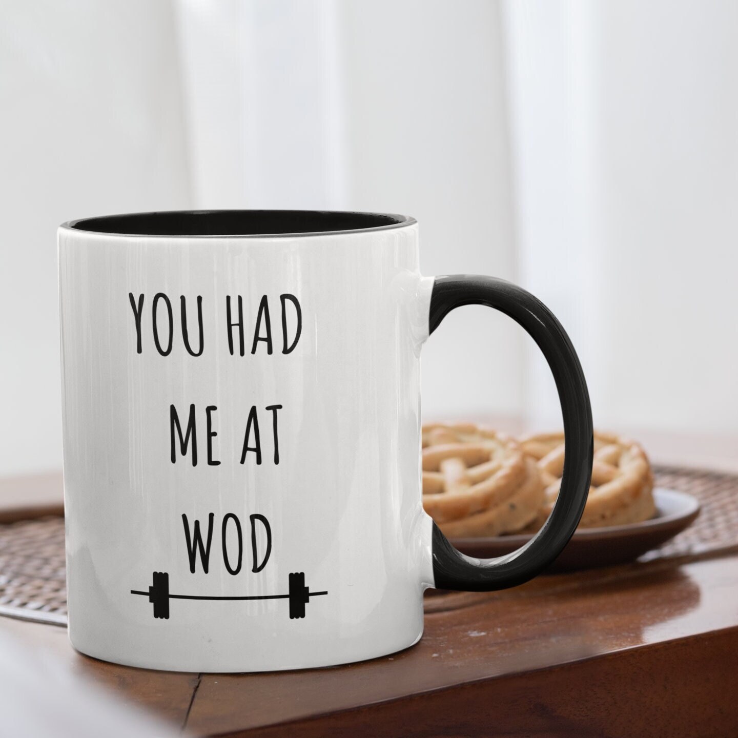 Funny Crossfit Mug, Funny Workout Mug, You Had Me at WOD, Crossfit Gift ...