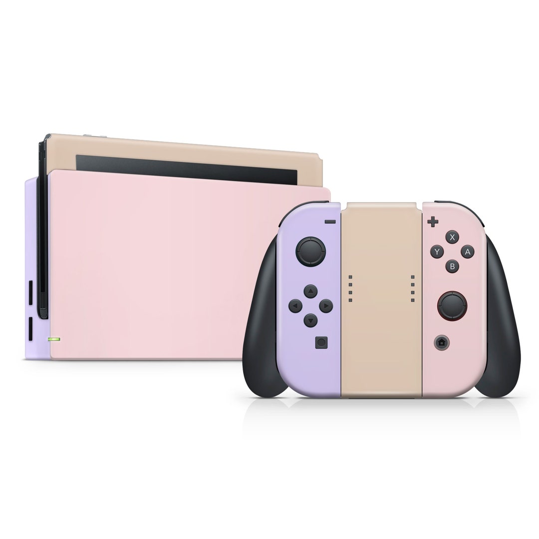 Skin pastel suave para Nintendo Switch, vinilo para consola y Joy-Cons ...