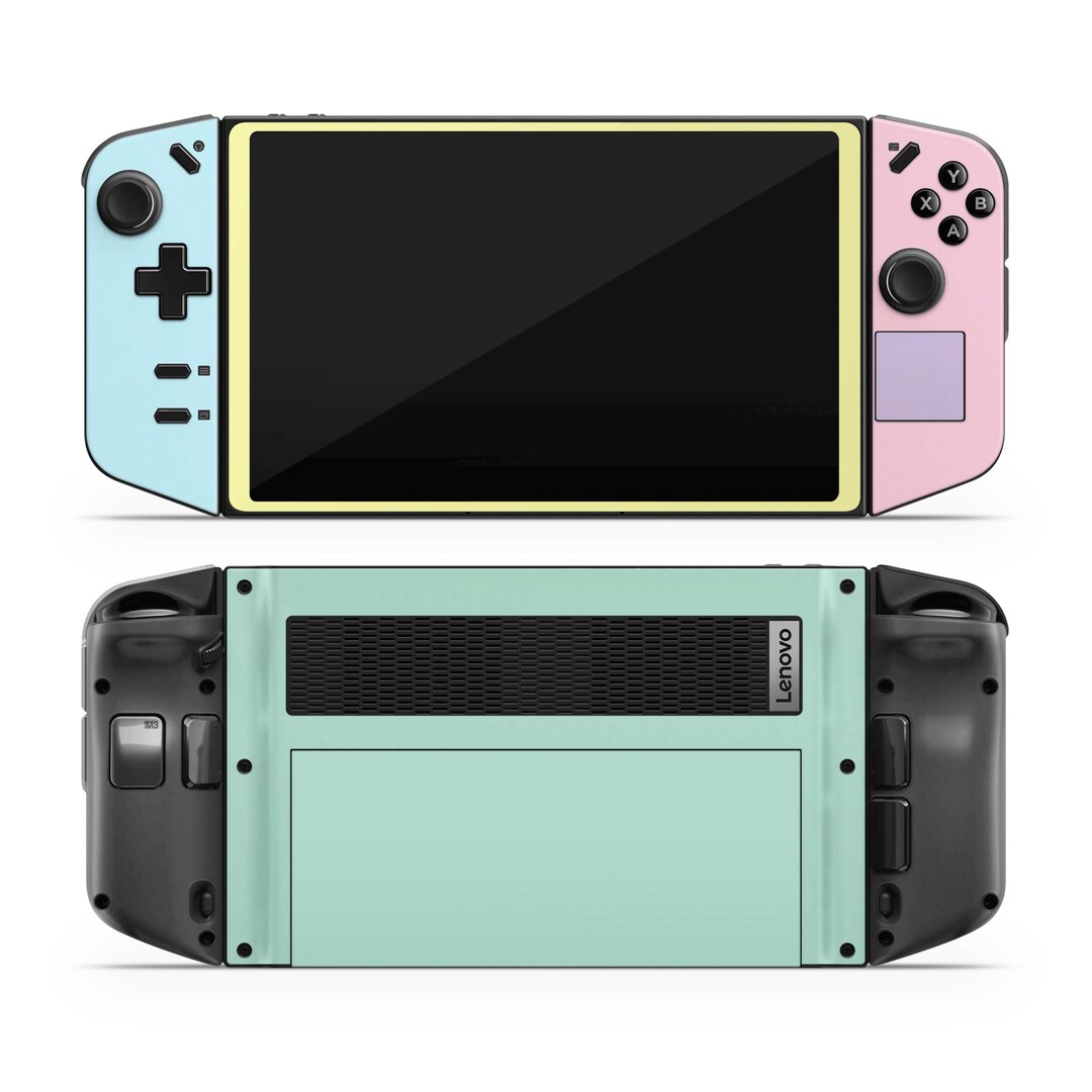 Retro Pastel Legion Go Skin, Green Baby Blue Pink Yellow Color Skin for ...