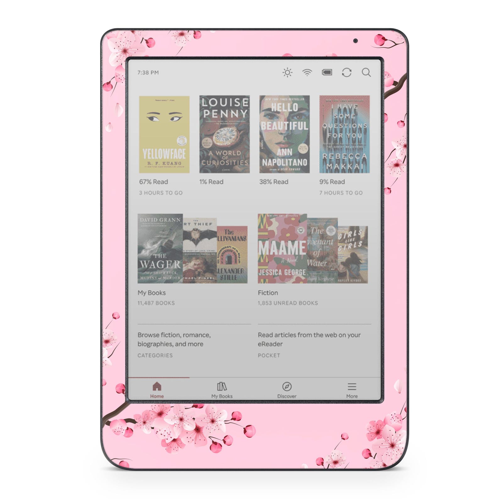 Cherry Blossom Kobo Skin: Baby Pink Sakura Floral Decal - 3M Vinyl - Etsy