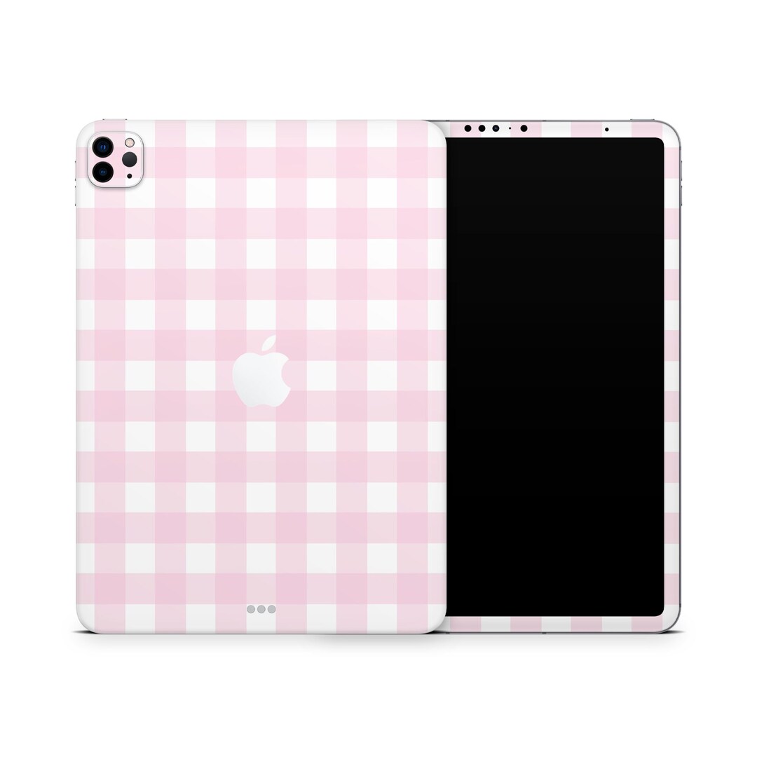 Pink Gingham iPad Skin: Retro Checkered Decal, 3M Vinyl - Etsy