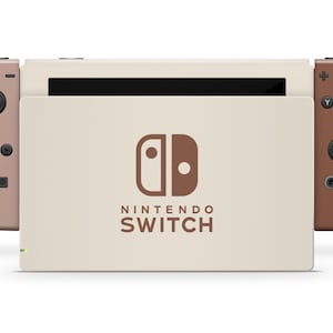 Cappuccino Nintendo Switch Skin: Coffee Brown 3M Vinyl Decal - Etsy
