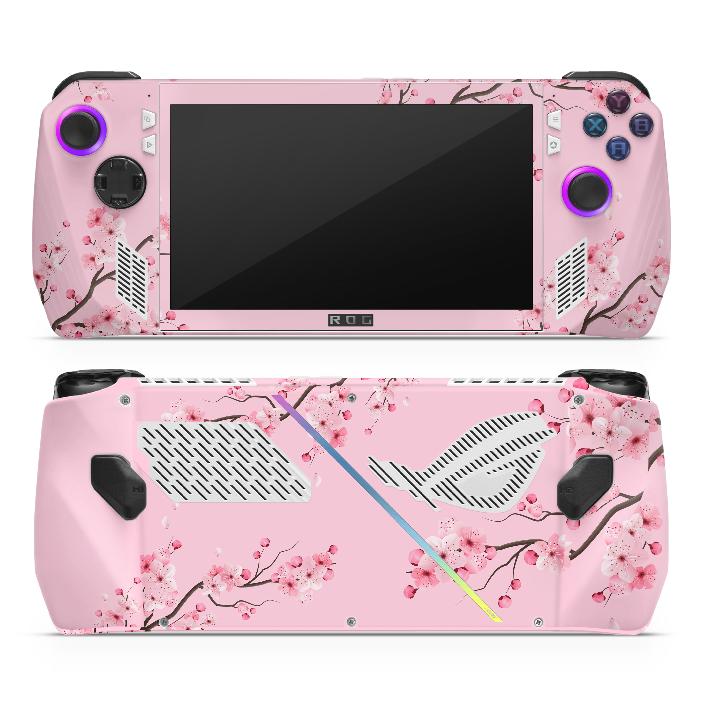 Rog Ally Skin Cherry Blossom, Japanese Sakura Flower Pastel Baby Pink ...