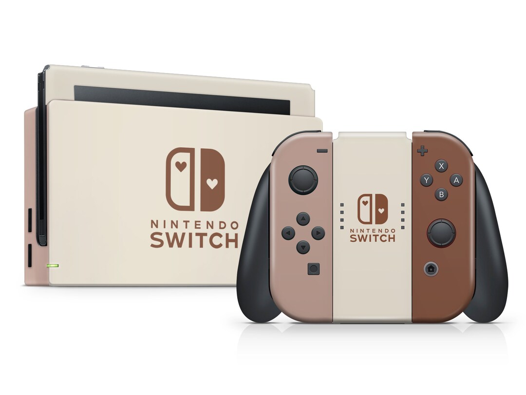 Cappuccino Nintendo Switch Skin Coffee Brown Cream Solid - Etsy