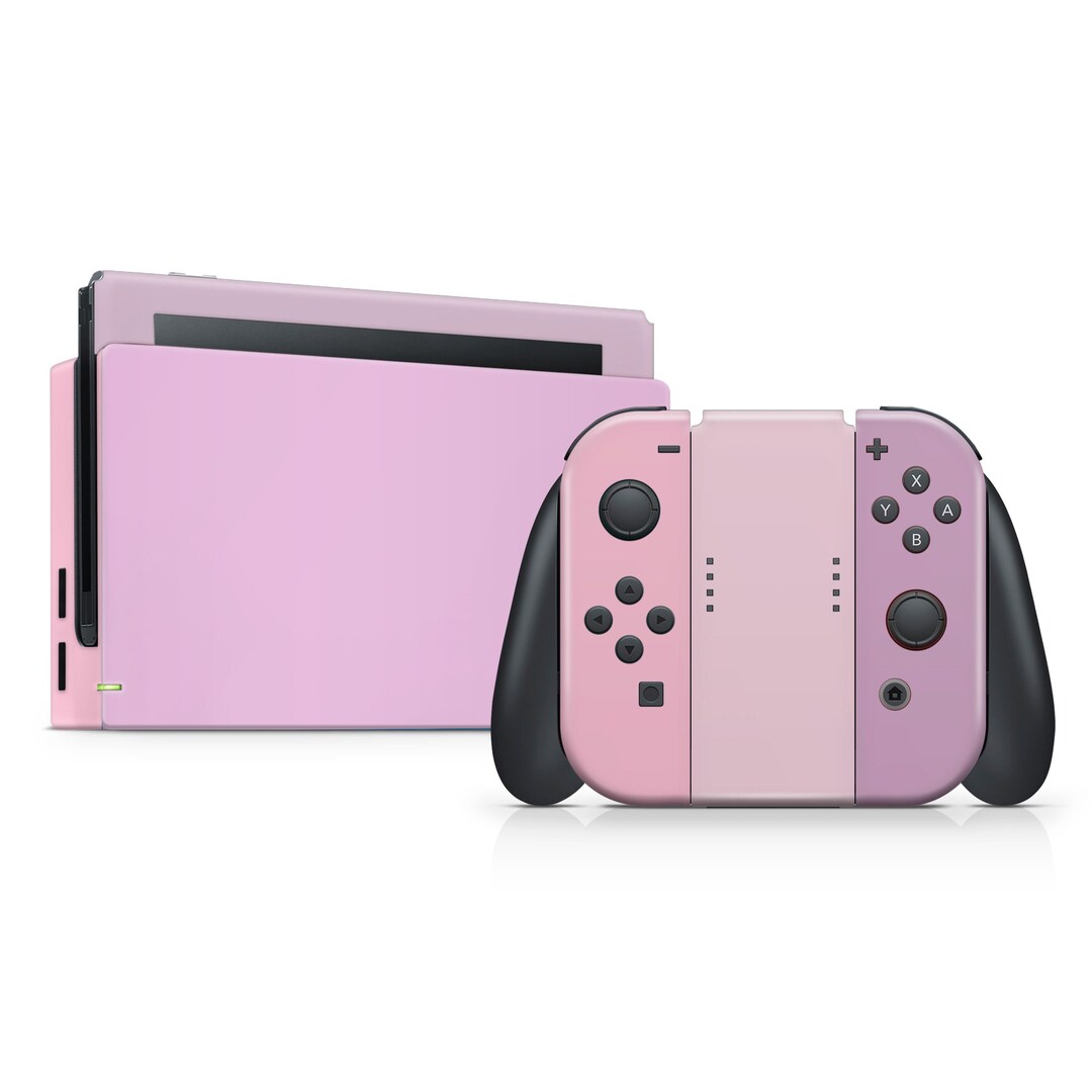 Nintendo Switch Skin Wrap Girly Dream, Decalque Onda Rosa Pastel Bonito ...