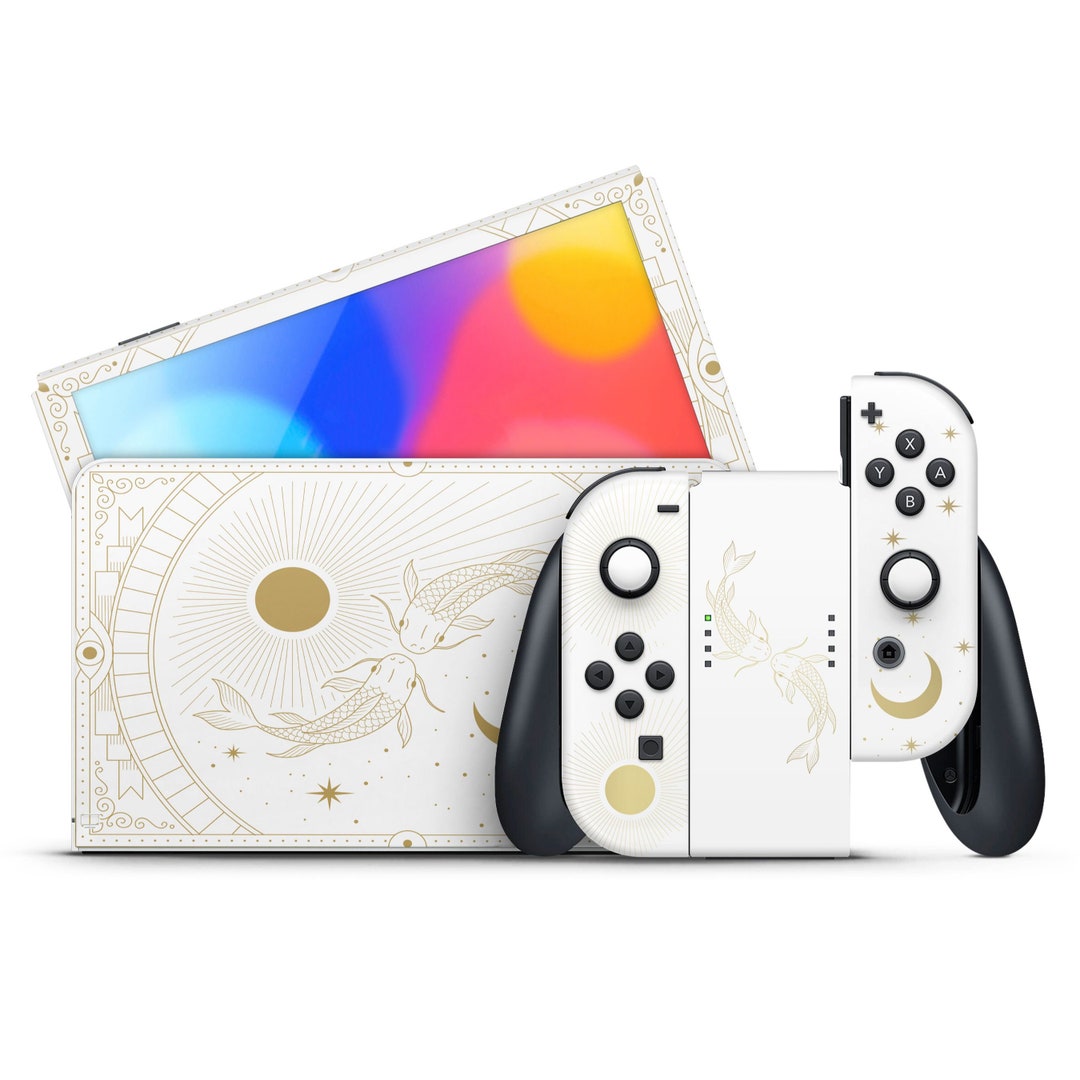 Yin Yang Koi Fish Nintendo Switch OLED Skin, Harmony of Life Oriental ...