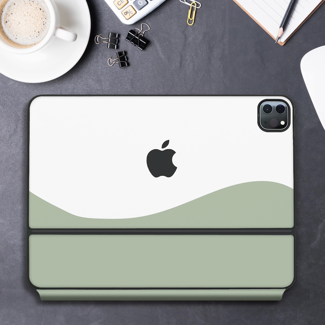Sage Green Wave Magic Keyboard Skin: Apple iPad Decal Wrap, 3M Vinyl ...