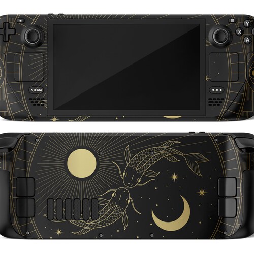 Yin Yang Koi Steam Deck Skin Dark Gold Koi Fish Harmony of - Etsy