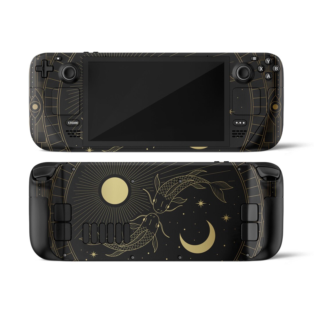 Yin Yang Koi Steam Deck Skin, Dark Gold Koi Fish Harmony of Life ...