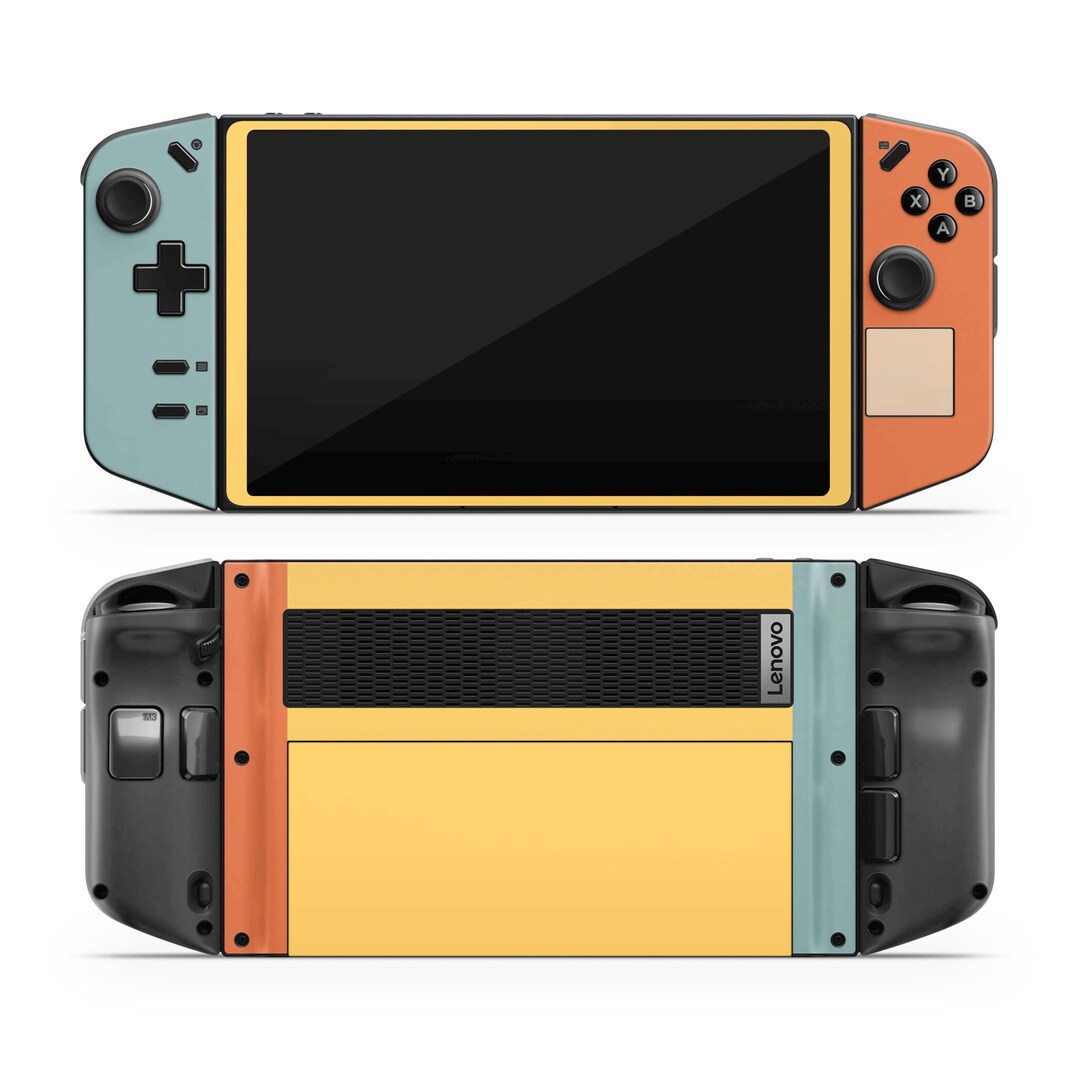 Retro 80s Colorwave Legion Go Skin, Orange Yellow Beige Color Design ...