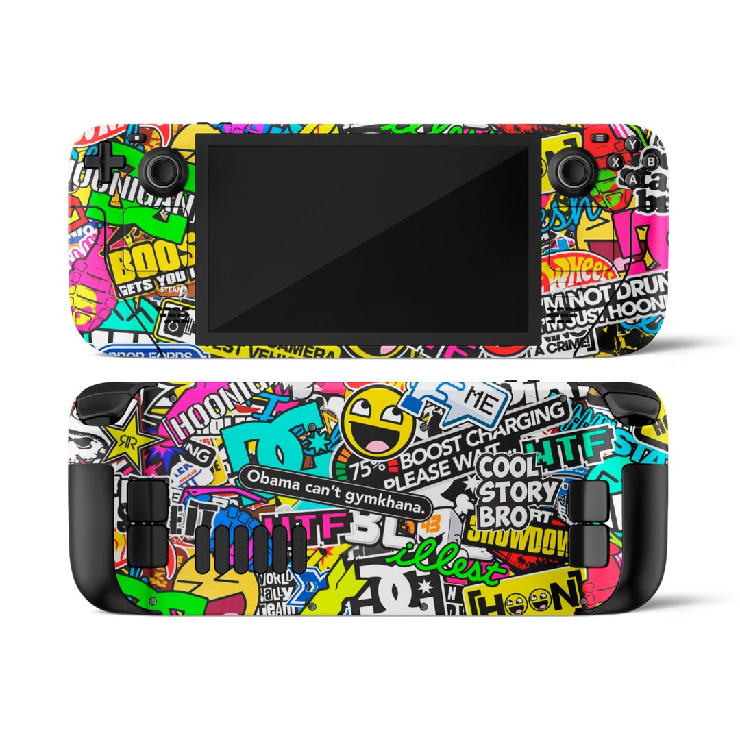 Sticker Bomb Steam Deck Skin: Custom 3M Vinyl Decal for OLED - Etsy UK