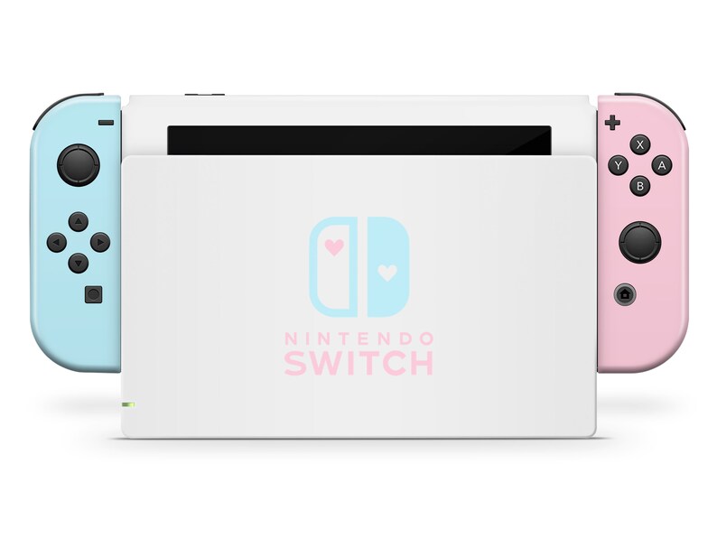Pastel Pink & Blue Nintendo Switch Skin: Retro Color Block 3M Vinyl - Etsy