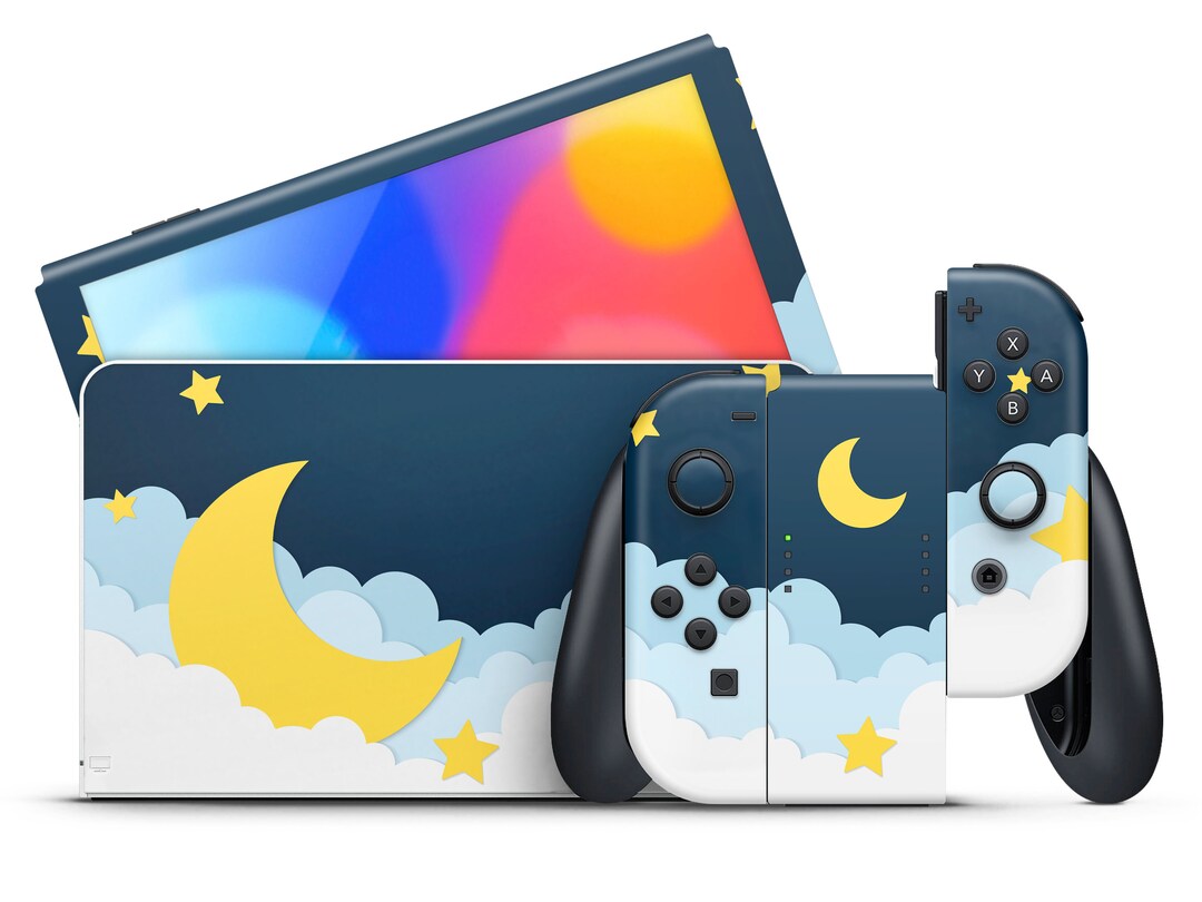 Sailor Moon Nintendo Switch OLED Skin Cute Sky Clouds and - Etsy