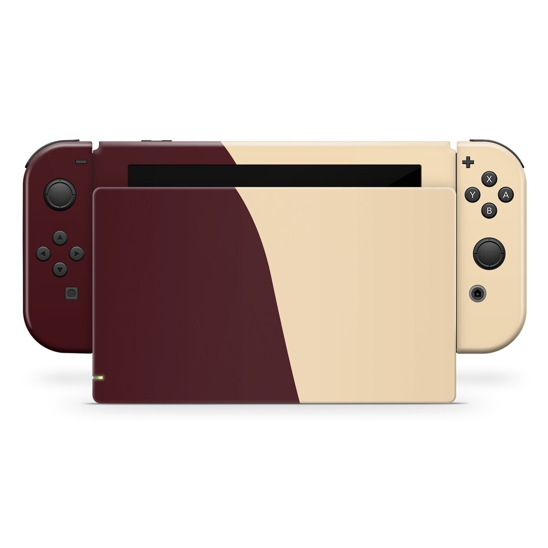 Nintendo Switch Skin Chocolate Cream Brown and Cream - Etsy