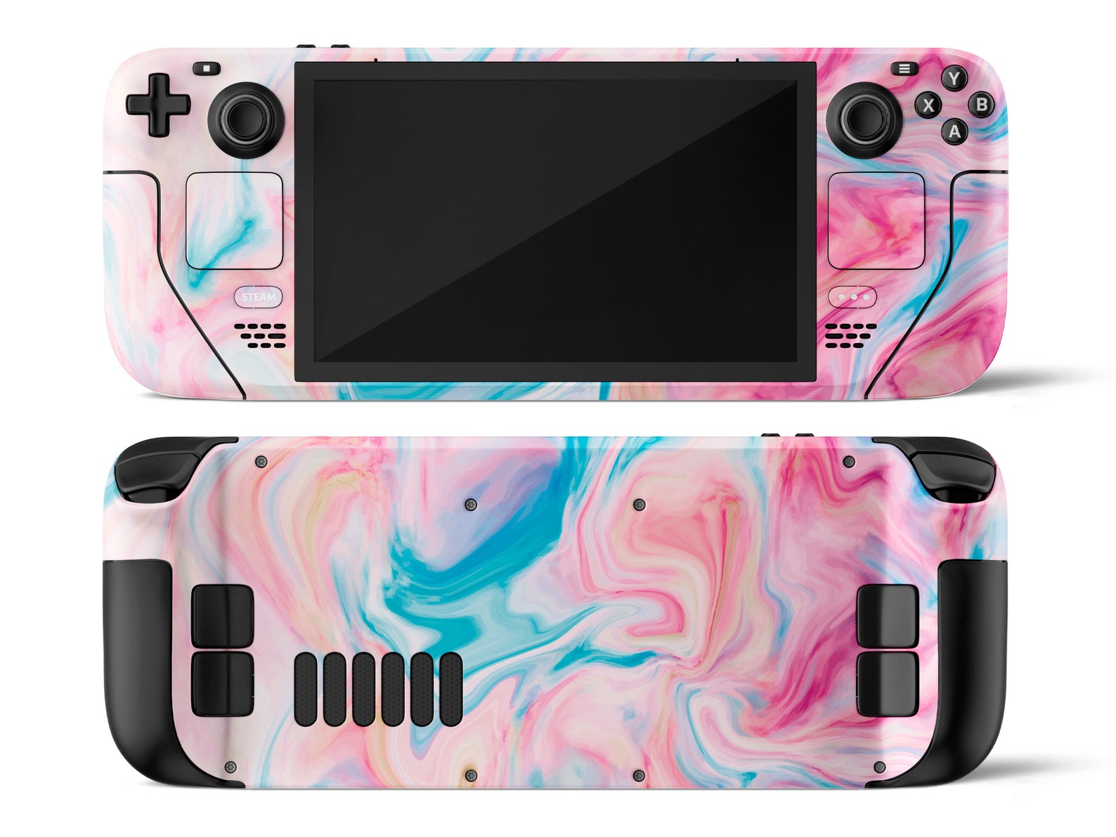 Pink Marble Steam Deck Skin Aesthetic Colorful Stone Design - Etsy