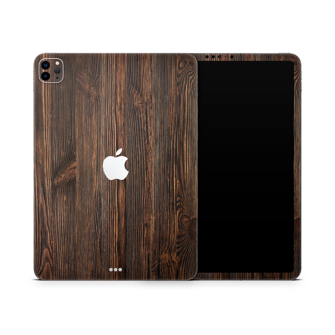 Oak Wood iPad Skin, Classic Natural Aesthetic Wooden Design Brown Apple ...