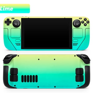 Gradient Series Steam Deck Skin Purple Pink Green Blue Color Fade