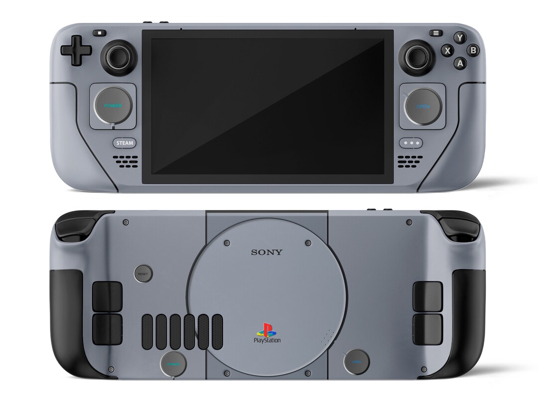 PS1 Inspired Steam Deck Skin Classic Retro Gaming Grey - Etsy