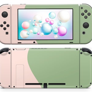 Sage Green Nintendo Switch Skin: Two-tone Vinyl Cover, 3M Decal - Etsy