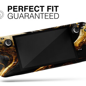 Gold Marble Steam Deck Skin, Aesthetic Golden Luxury, Steamdeck OLED ...