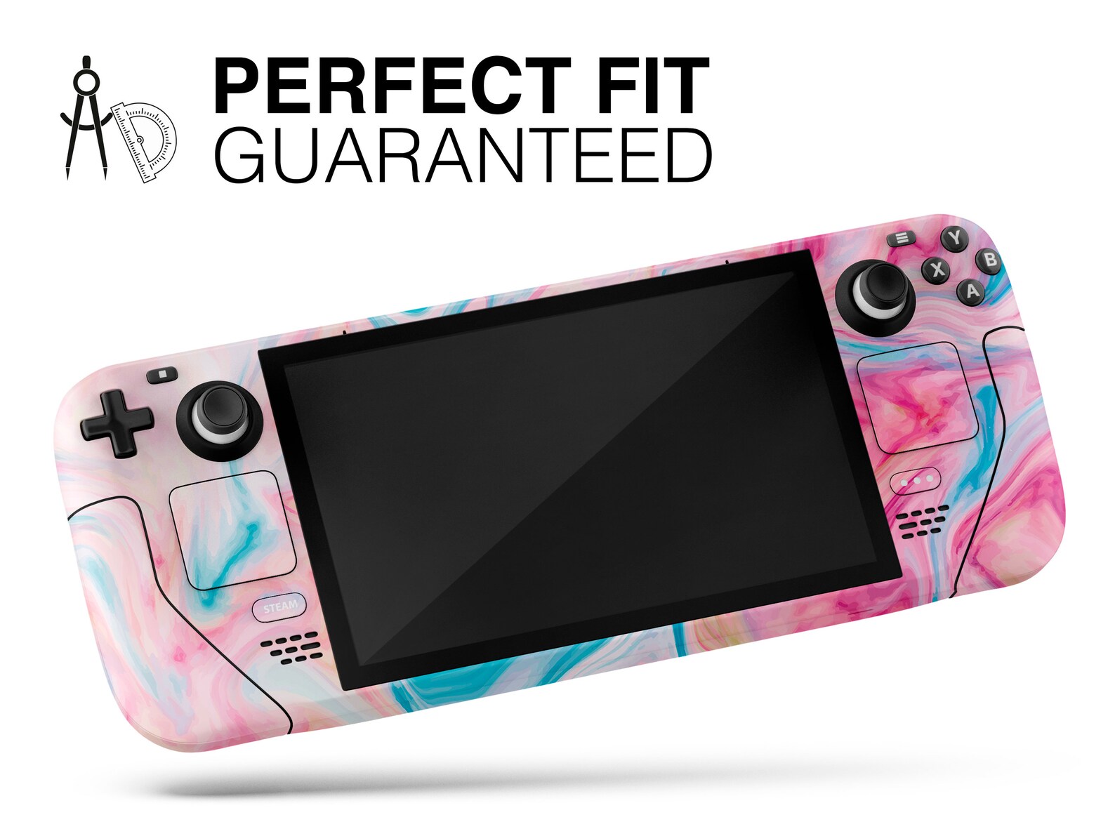 Pink Marble Steam Deck Skin Aesthetic Colorful Stone Design - Etsy